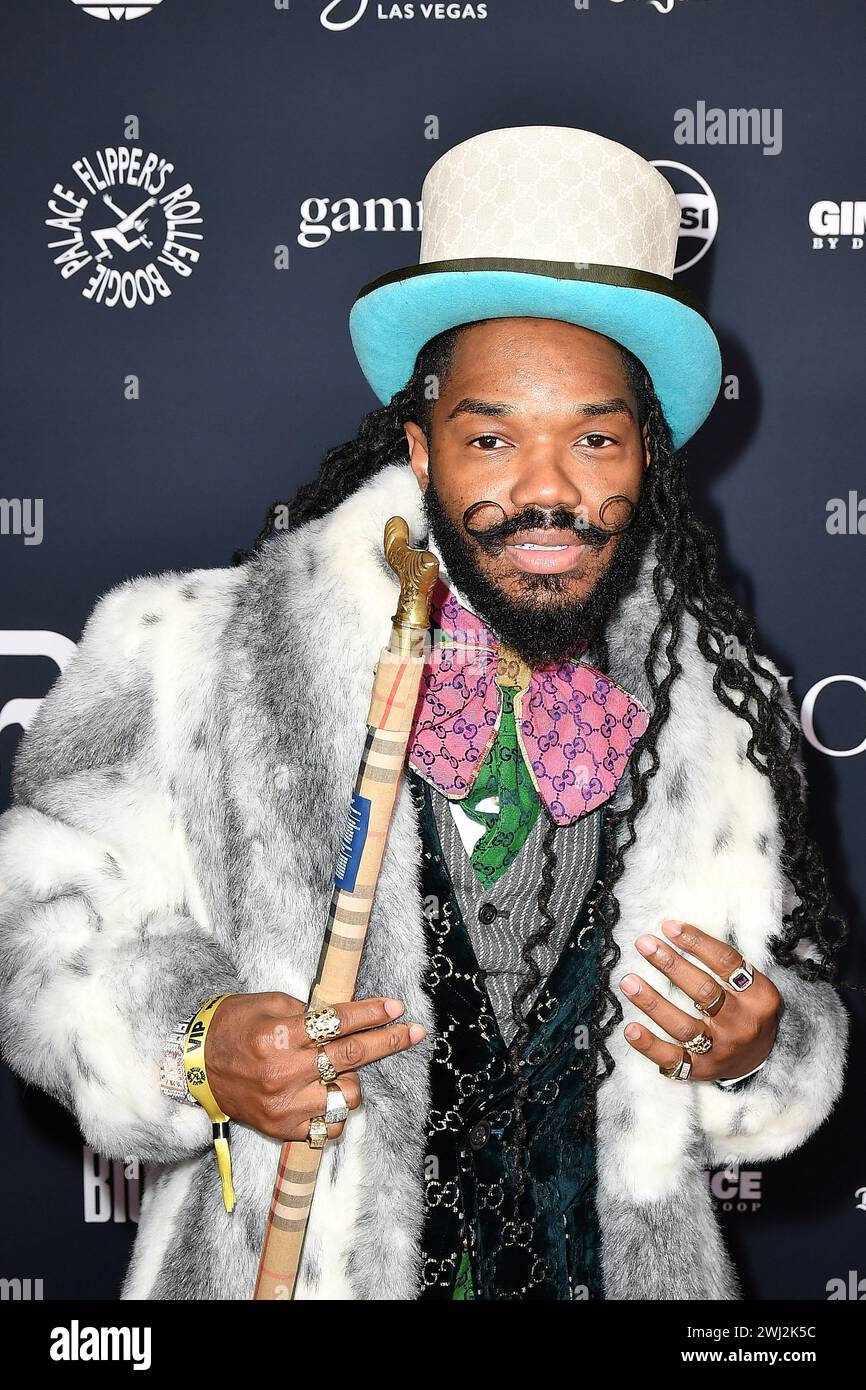 Las Vegas, USA. 12th Feb, 2024. Legend Already Made attends Flipper's Roller Boogie Palace big ...