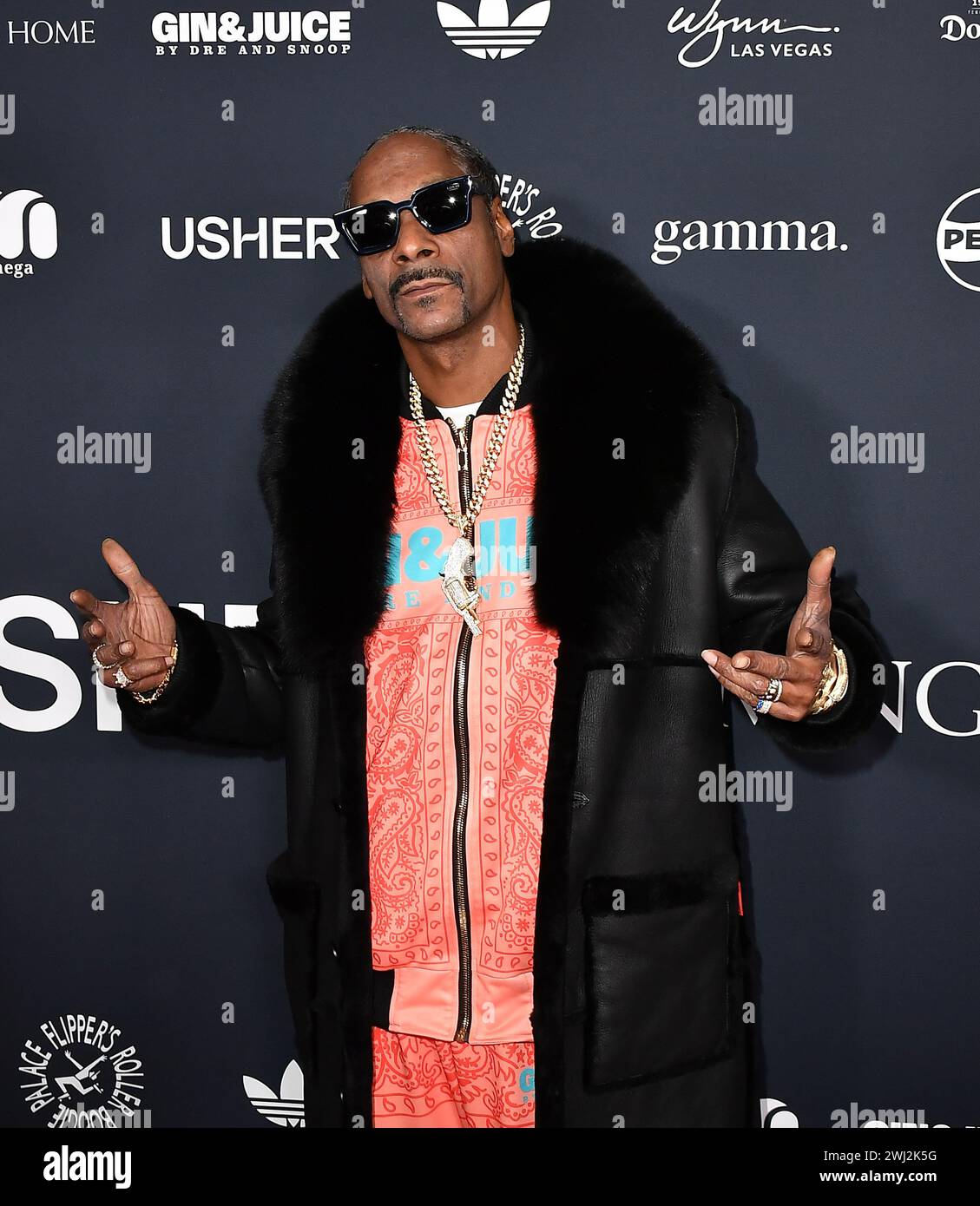 Las Vegas, USA. 12th Feb, 2024. Snoop Dogg attends Flipper's Roller ...