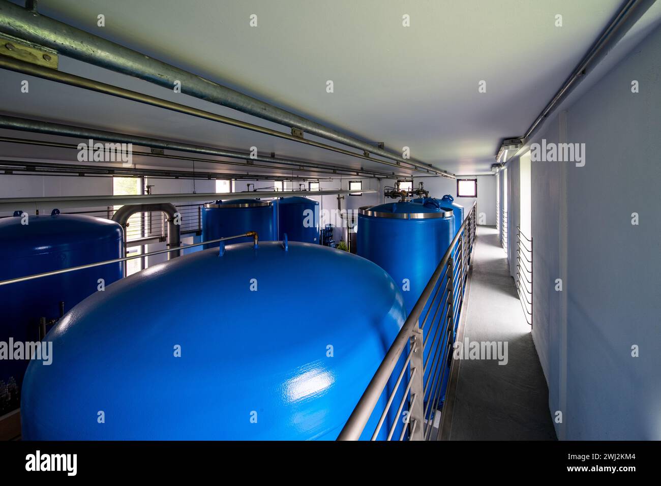 Tanks for drinking water in a waterworks Stock Photo - Alamy