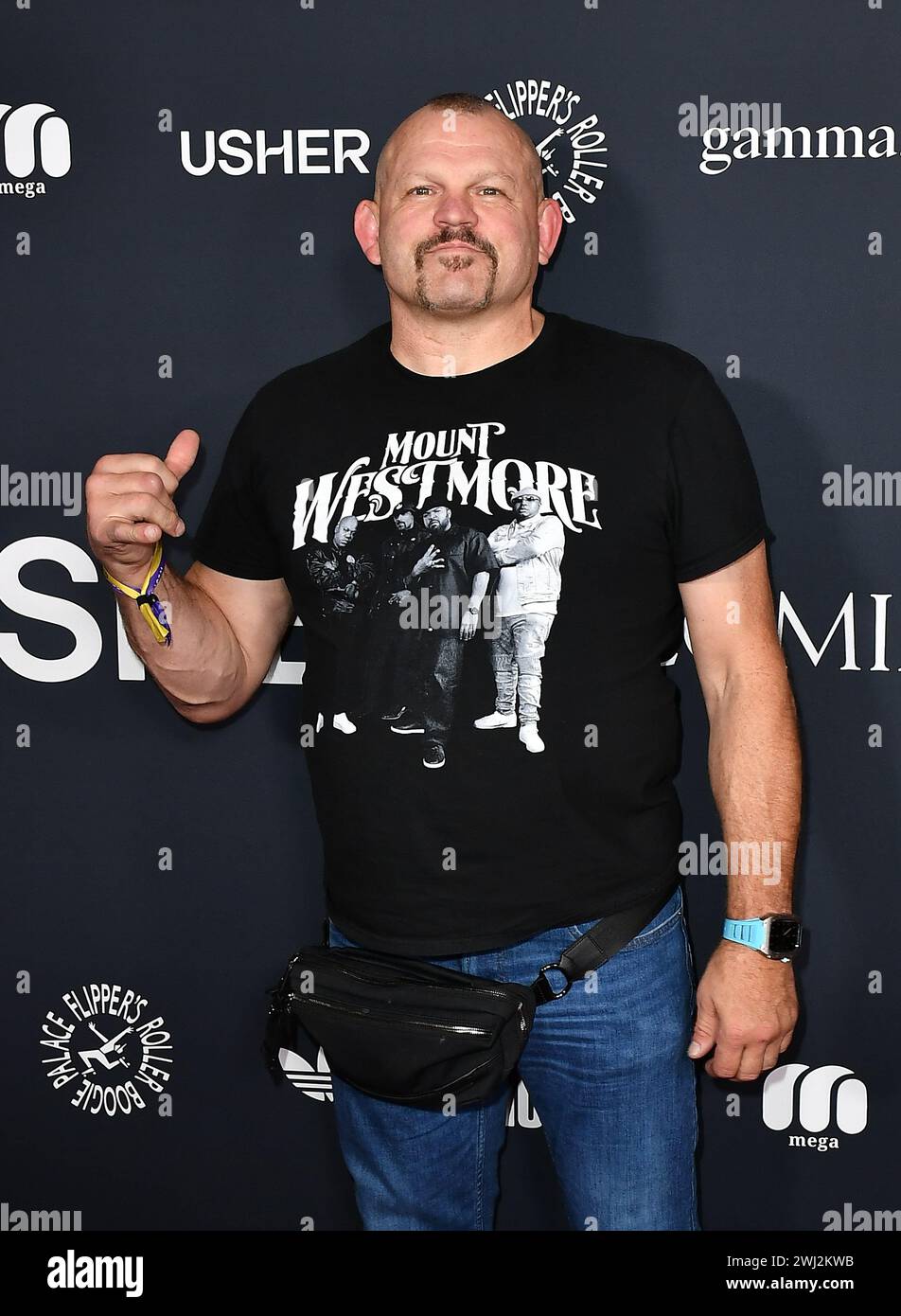 Las Vegas, USA. 12th Feb, 2024. Chuck Liddell attends Flipper's Roller ...