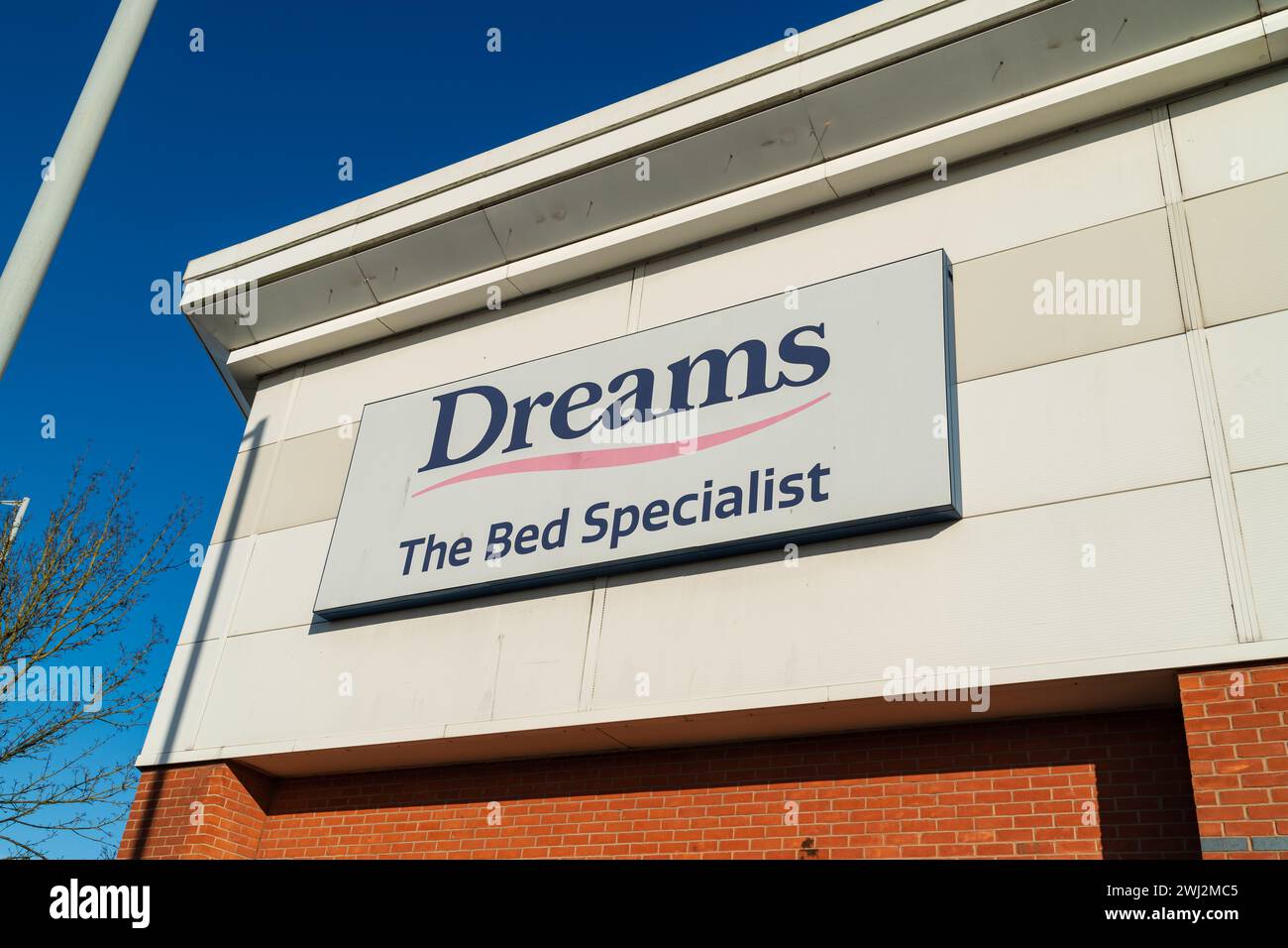 Wolverhampton, England – February 12 2024: UK Bed Retailer, Dreams ...