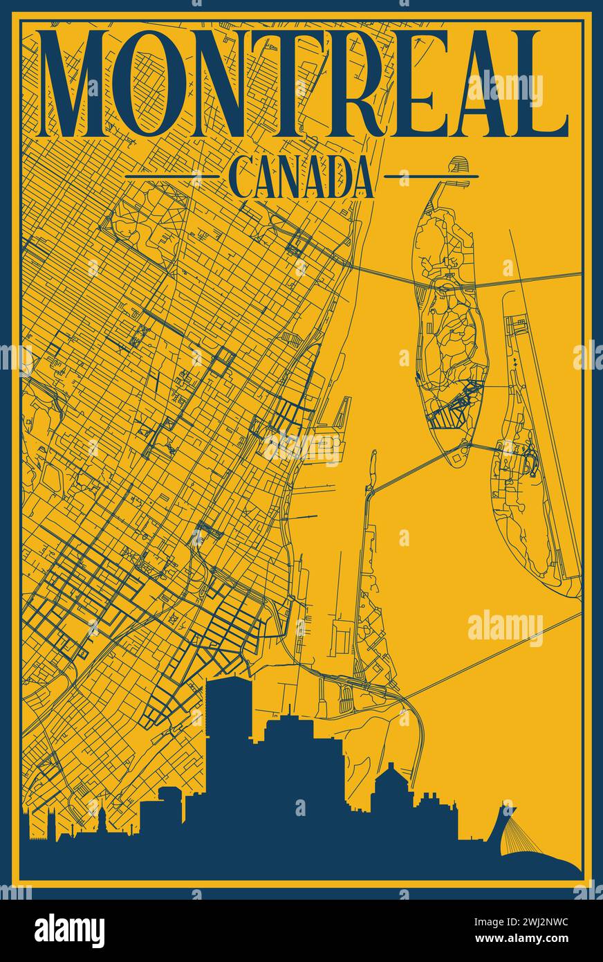 Montreal poster retro hi-res stock photography and images - Alamy