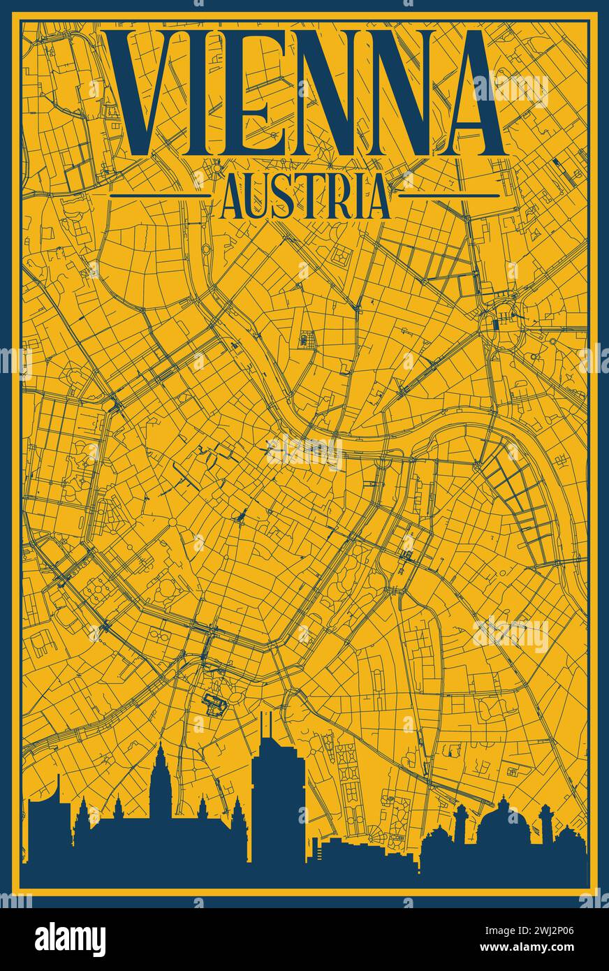 Vienna structure tourism Stock Vector Images - Alamy