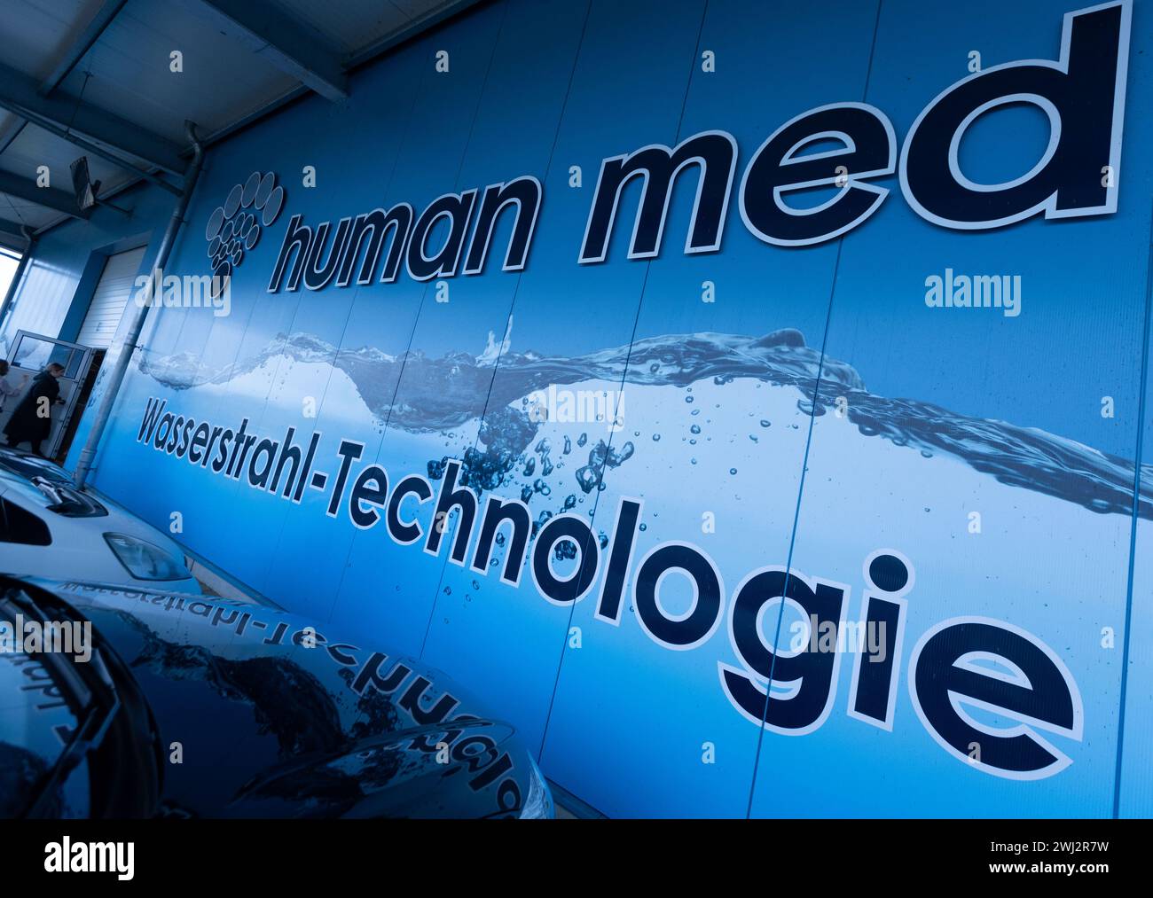 Schwerin, Germany. 12th Feb, 2024. The company building of Human Med AG ...