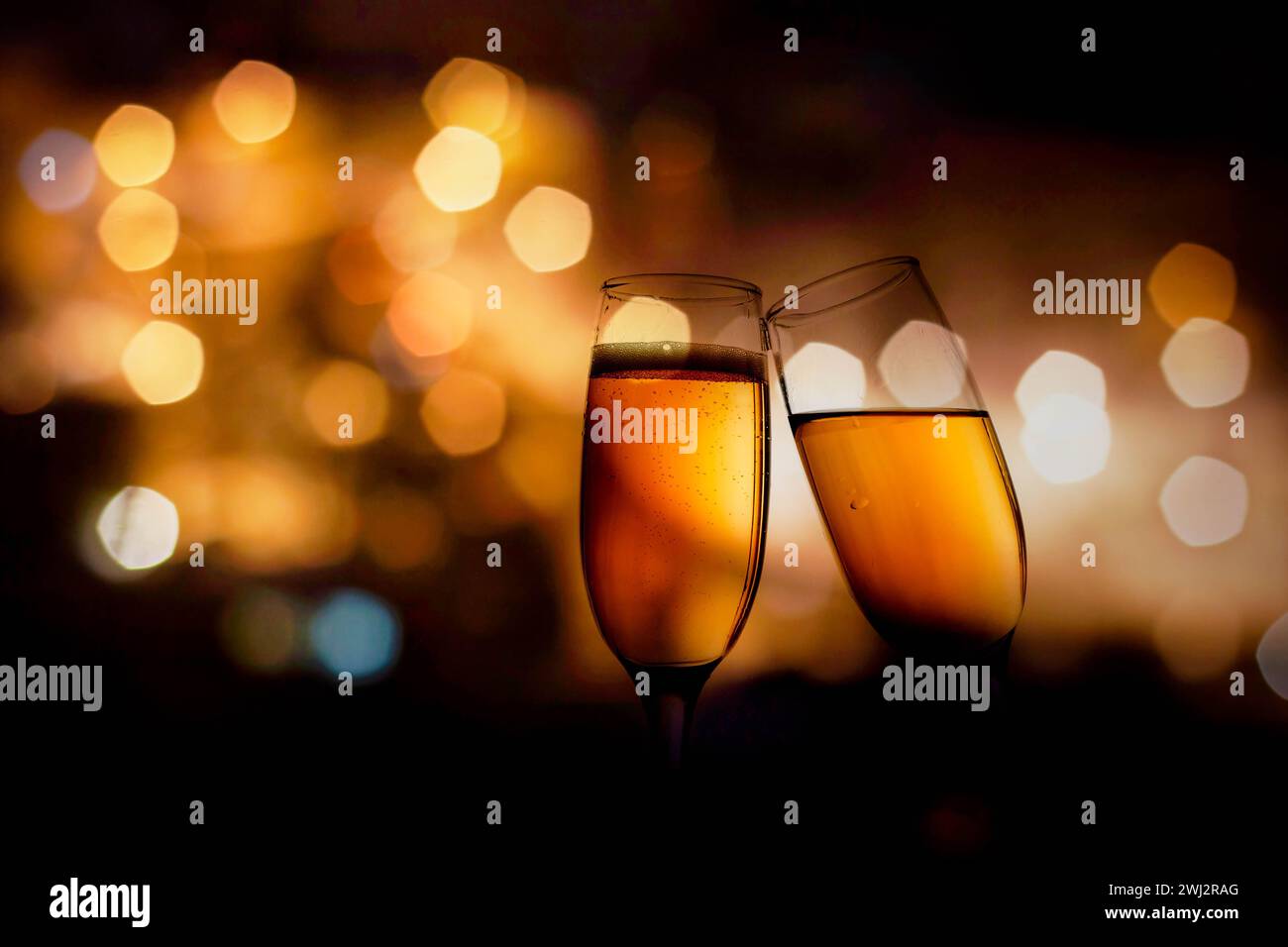 Two sparkling glasses on hi-res stock photography and images - Alamy