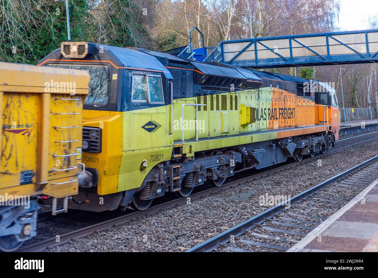 Vintage freight train carriages hi-res stock photography and images - Alamy