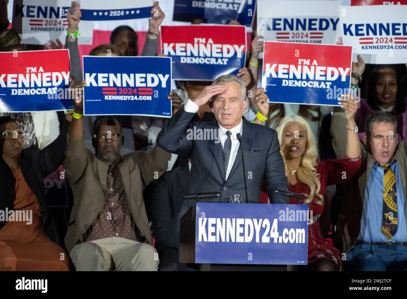 Boston, Massachusetts, USA April 19, 2023. Robert F. Kennedy, Jr ...