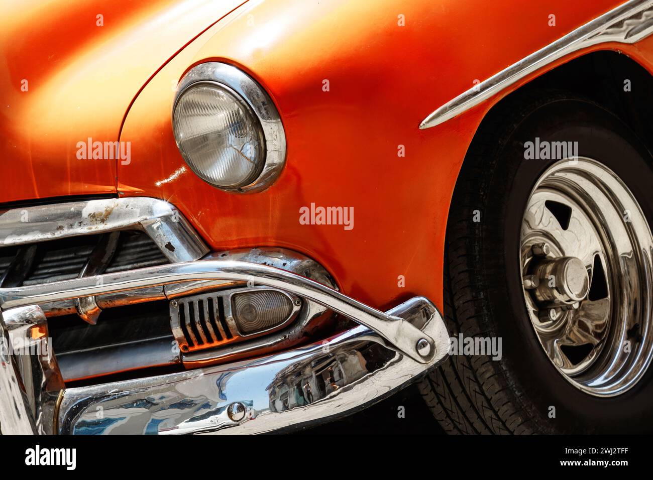 1950s car parked on hi-res stock photography and images - Alamy