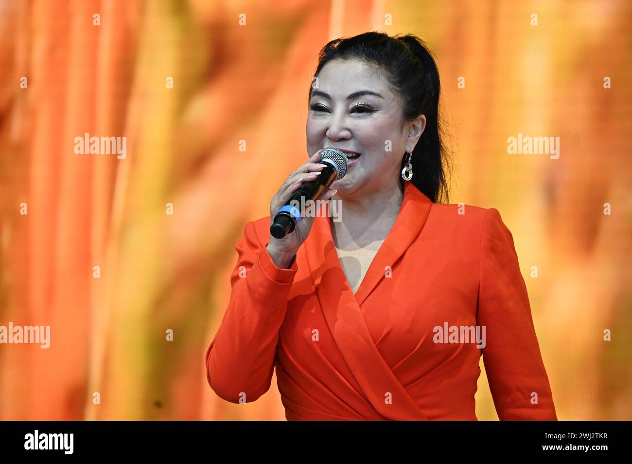 Trafalgar square, London, UK, 11 February 2024: China: Li Xinyi at the ...