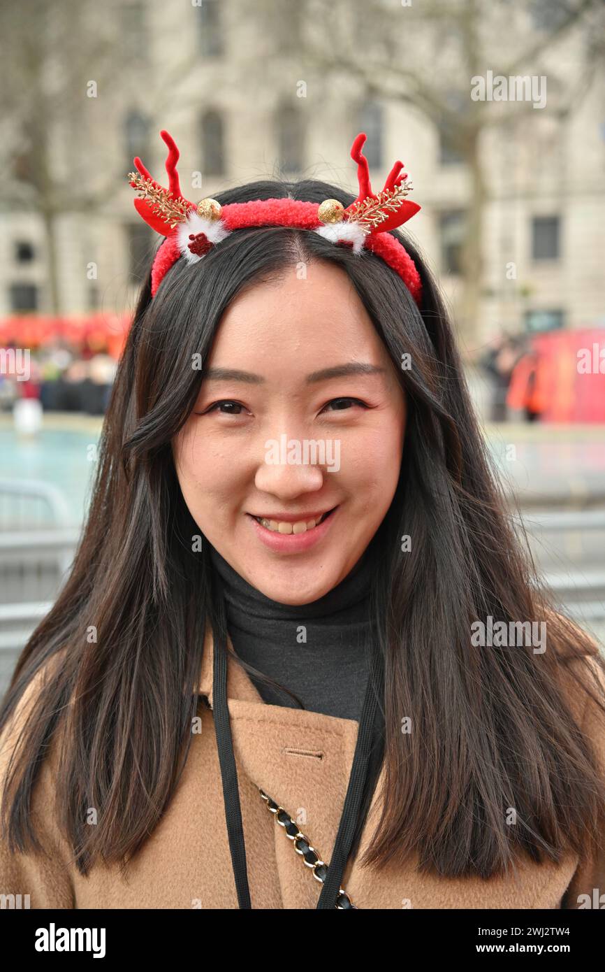 Trafalgar square, London, UK. 11th Feb, 2024. Chinese community host a ...