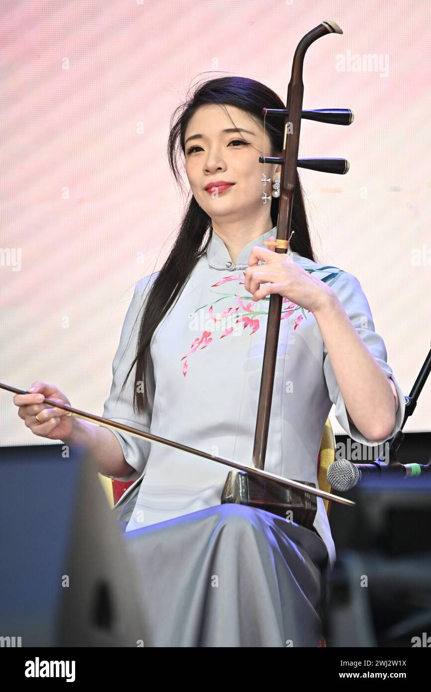 Trafalgar square, London, UK, 11 February 2024: China: The Horse Race ...
