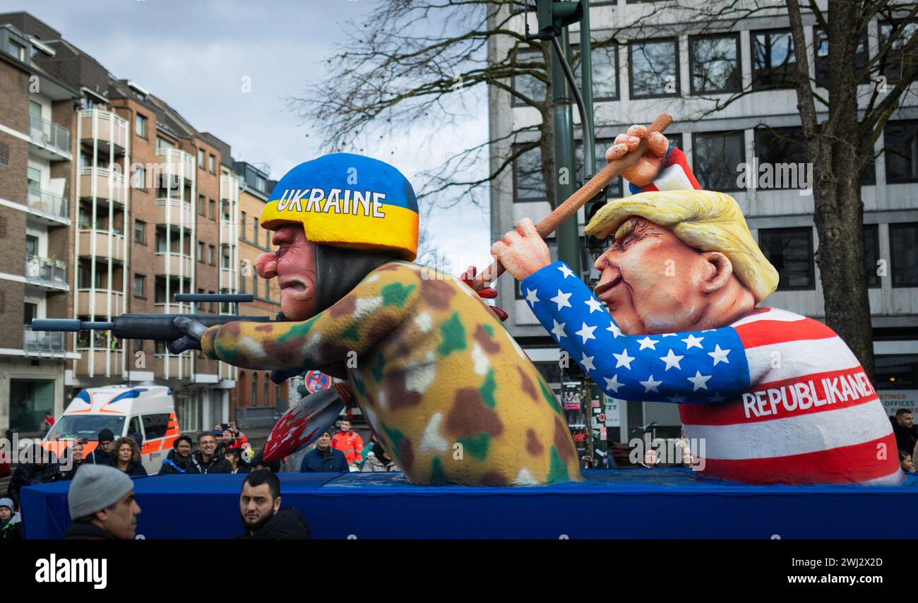 Karneval Duesseldorf, Germany. 12th Feb 2024. Im Foto vom 12.02.2024 ...