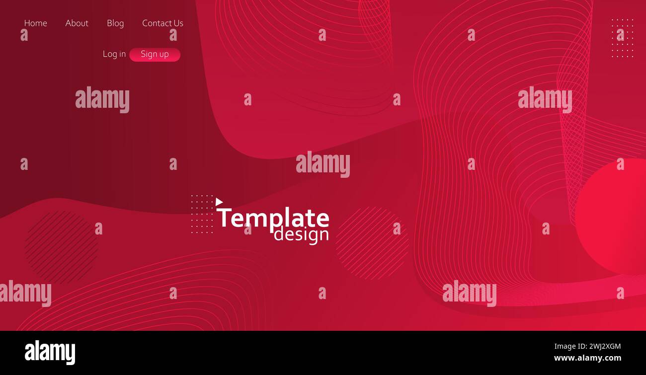 website background template in maroon or burgundy color. Modern design ...