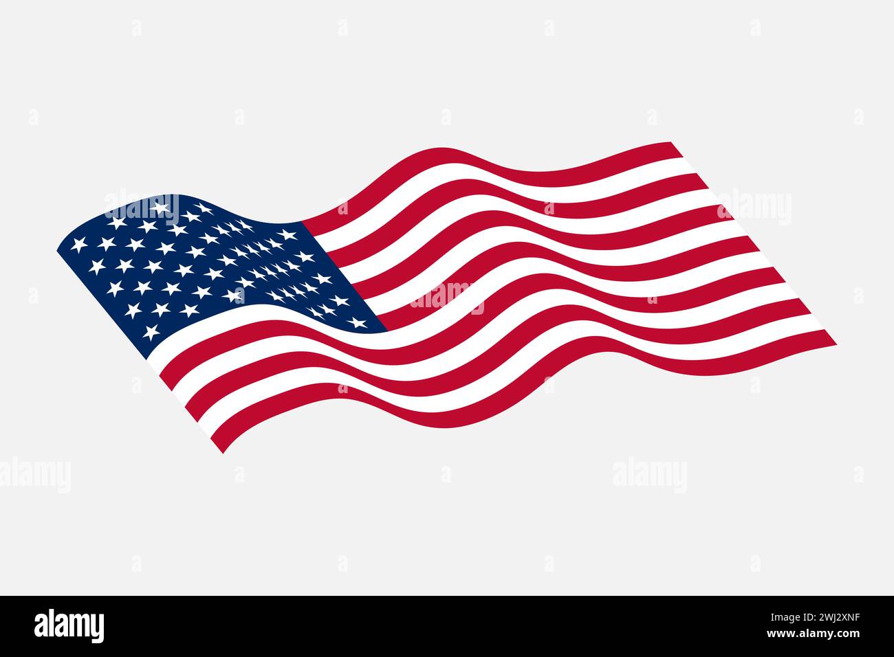 United States flag vector. National flag of United States of America ...