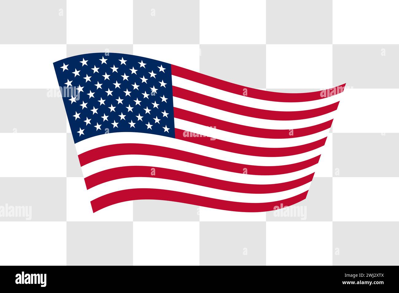 United States flag vector. National flag of United States of America ...