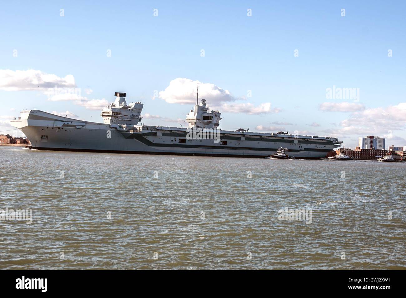 HMS Prince of Wales departs Portsmouth on Monday 12th February for ...