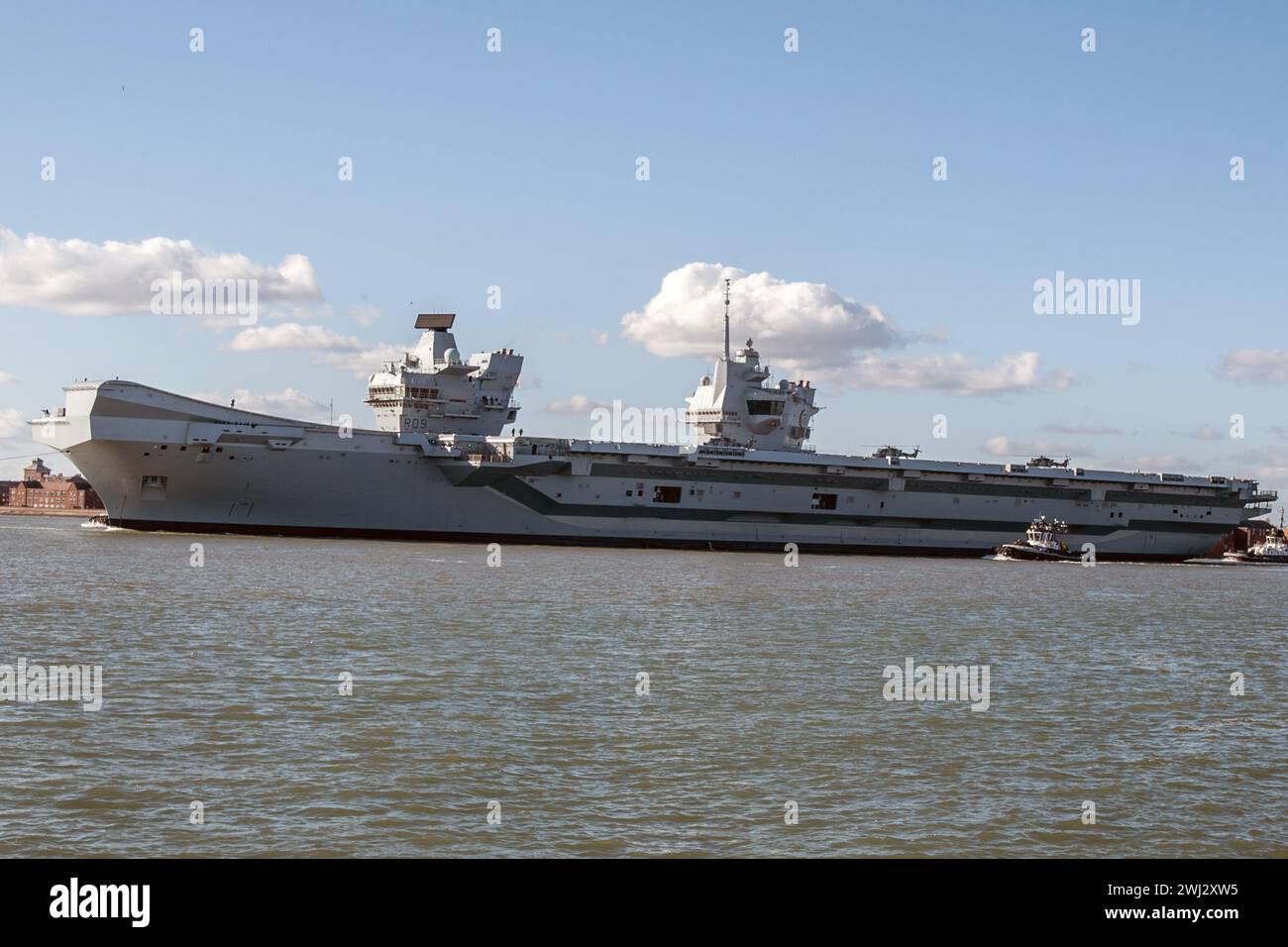 HMS Prince of Wales departs Portsmouth on Monday 12th February for ...