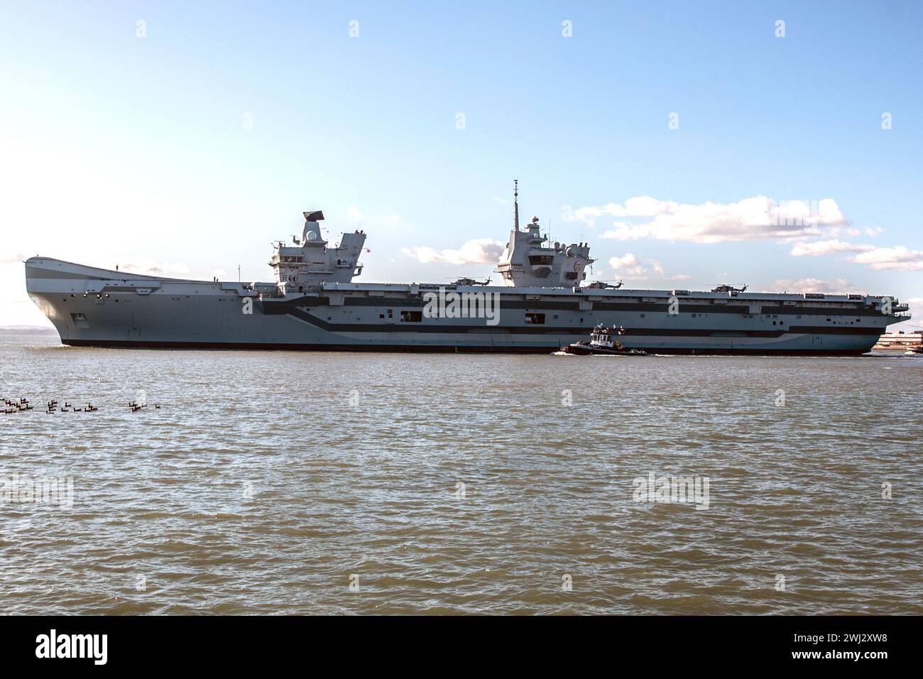 HMS Prince of Wales departs Portsmouth on Monday 12th February for ...