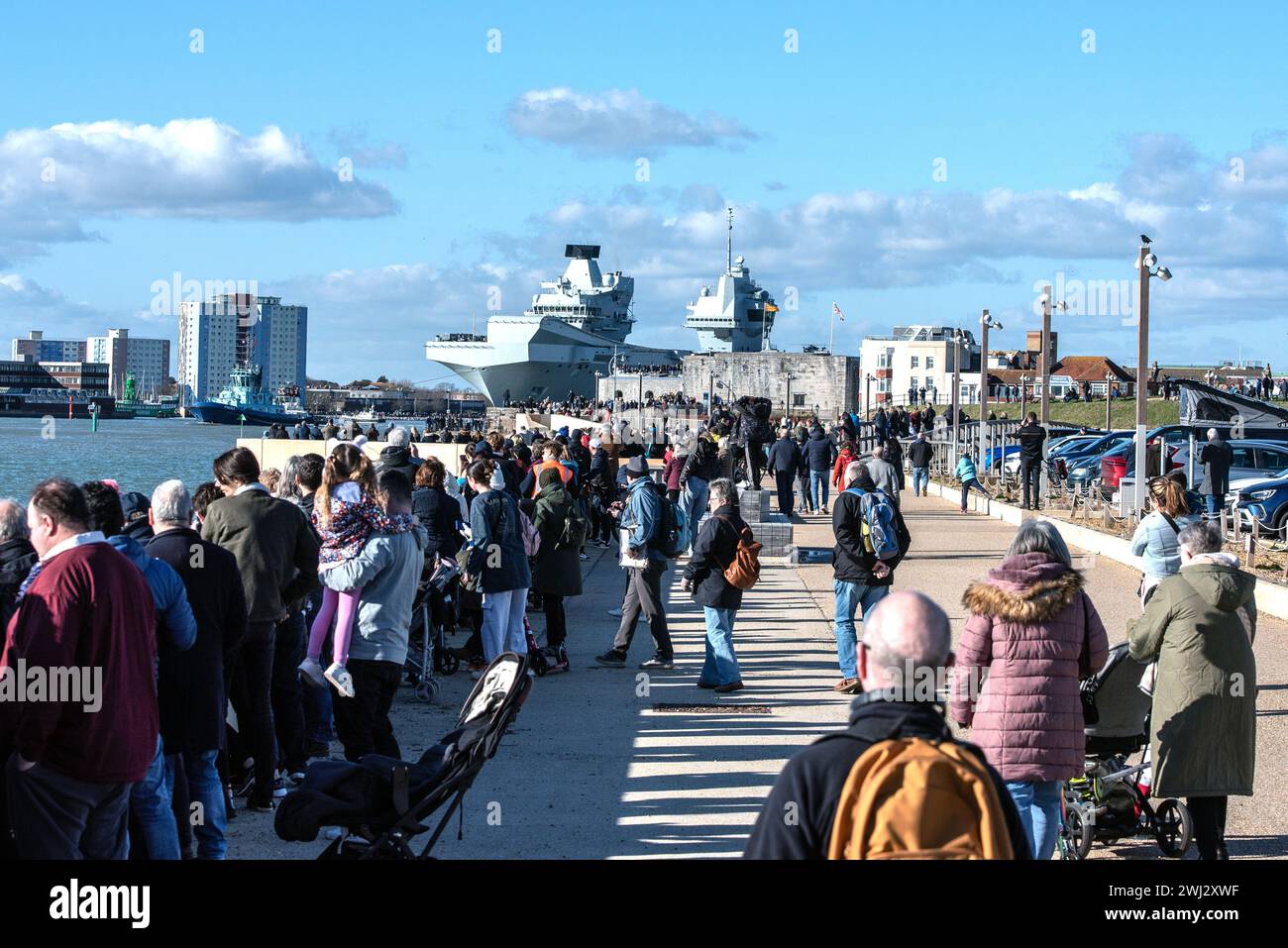 HMS Prince of Wales departs Portsmouth on Monday 12th February for ...