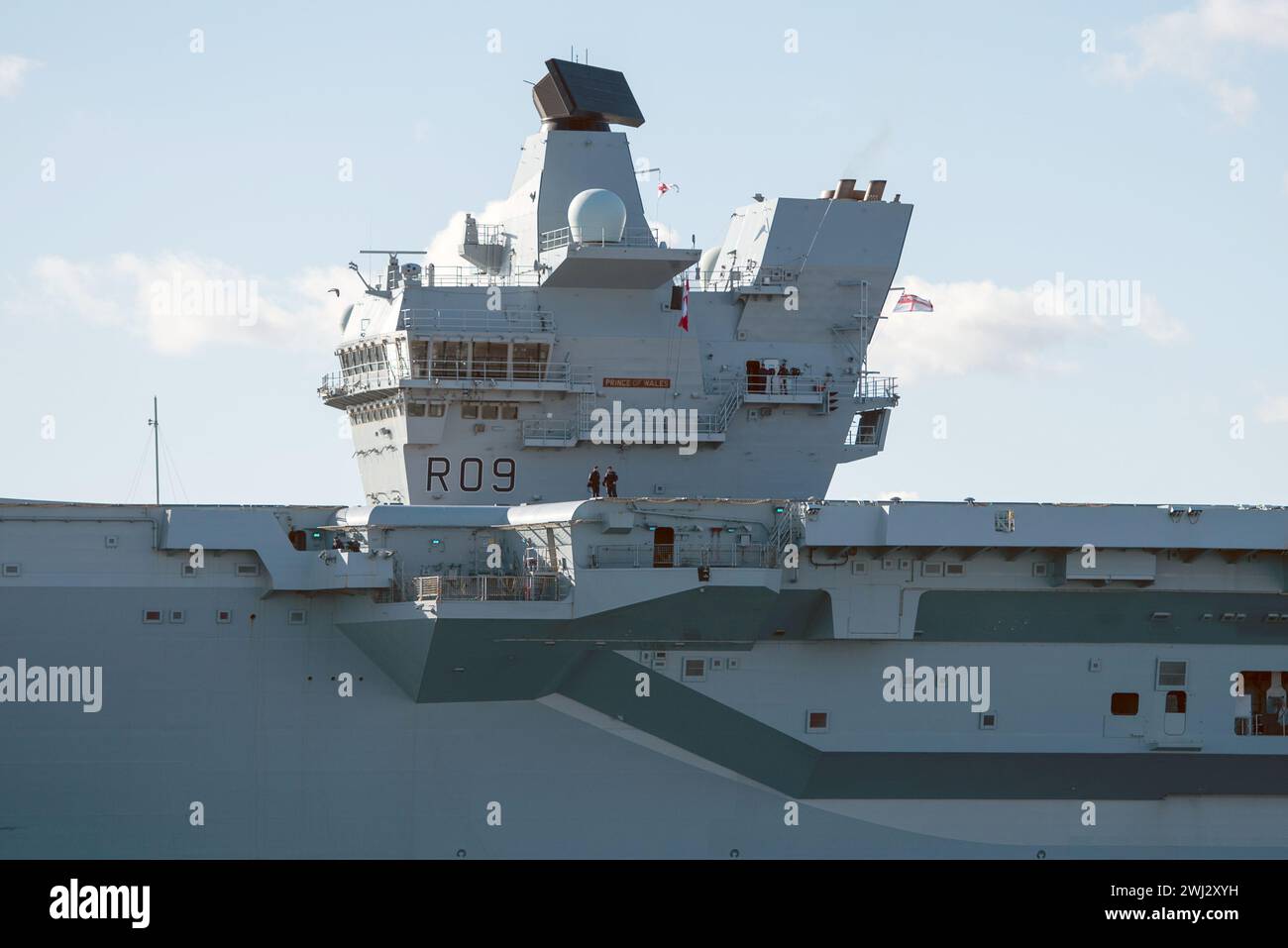 HMS Prince of Wales departs Portsmouth on Monday 12th February for ...