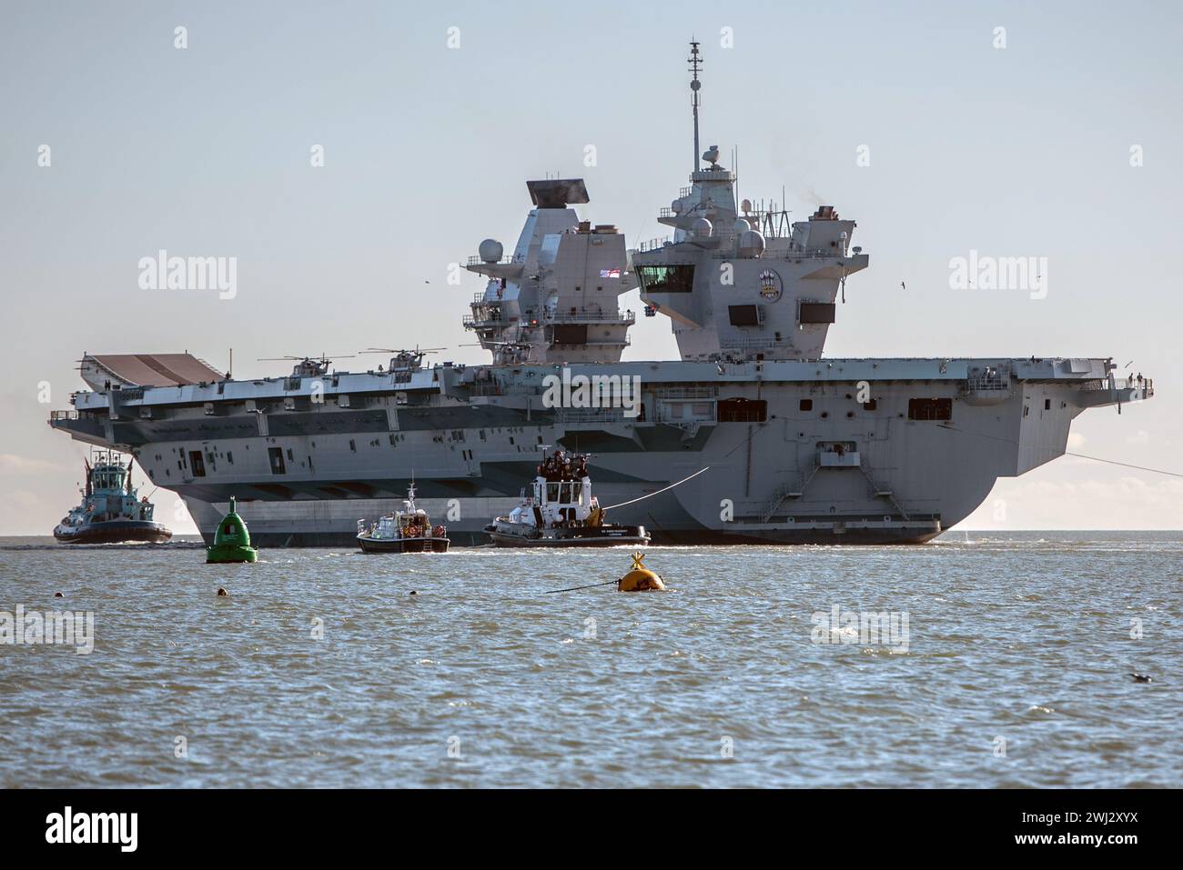 HMS Prince of Wales departs Portsmouth on Monday 12th February for ...