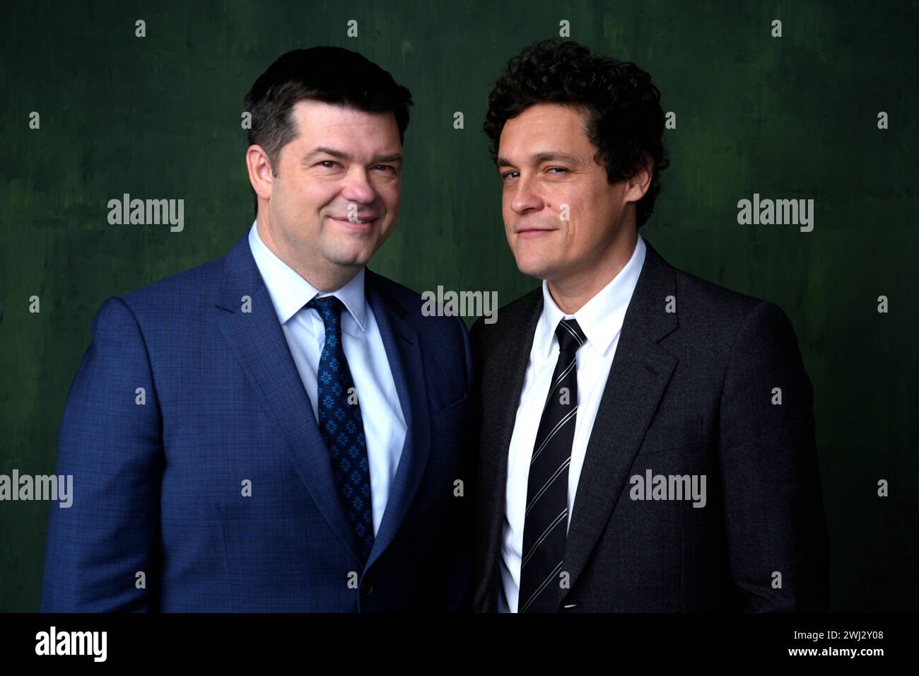 Chris Miller, left, and Phil Lord pose for a portrait during the 96th ...