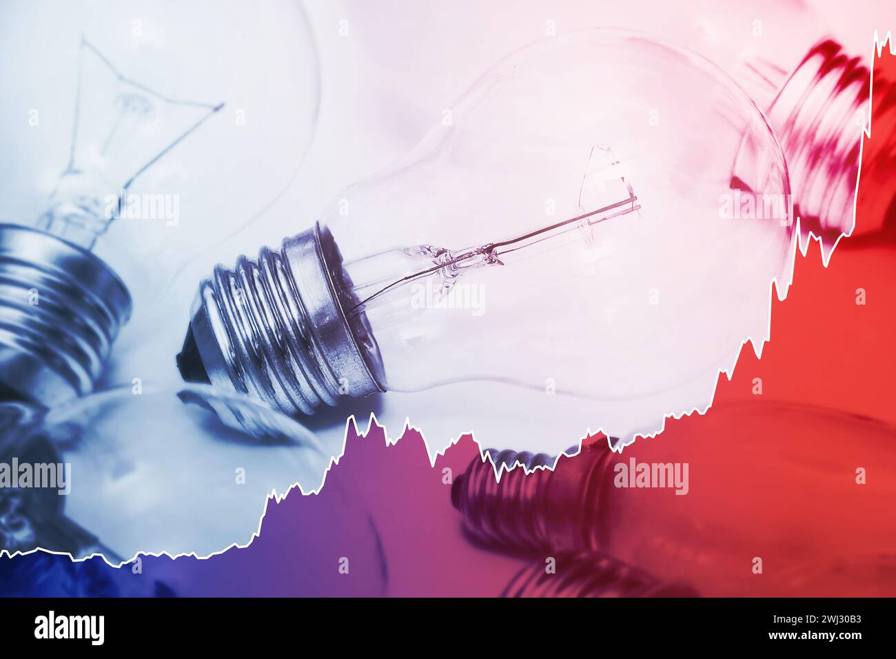 Light electricity chart hi-res stock photography and images - Alamy