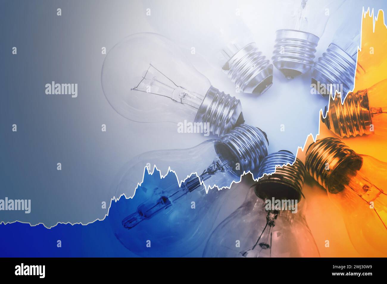 Light electricity chart hi-res stock photography and images - Alamy