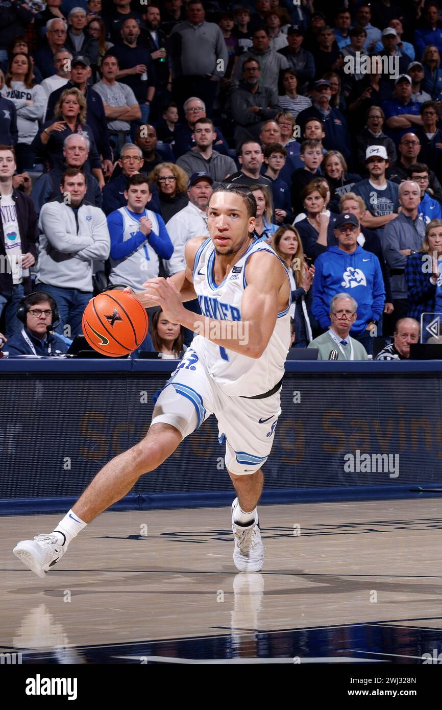 CINCINNATI, OH - FEBRUARY 10: Xavier Musketeers guard Desmond Claude (1 ...