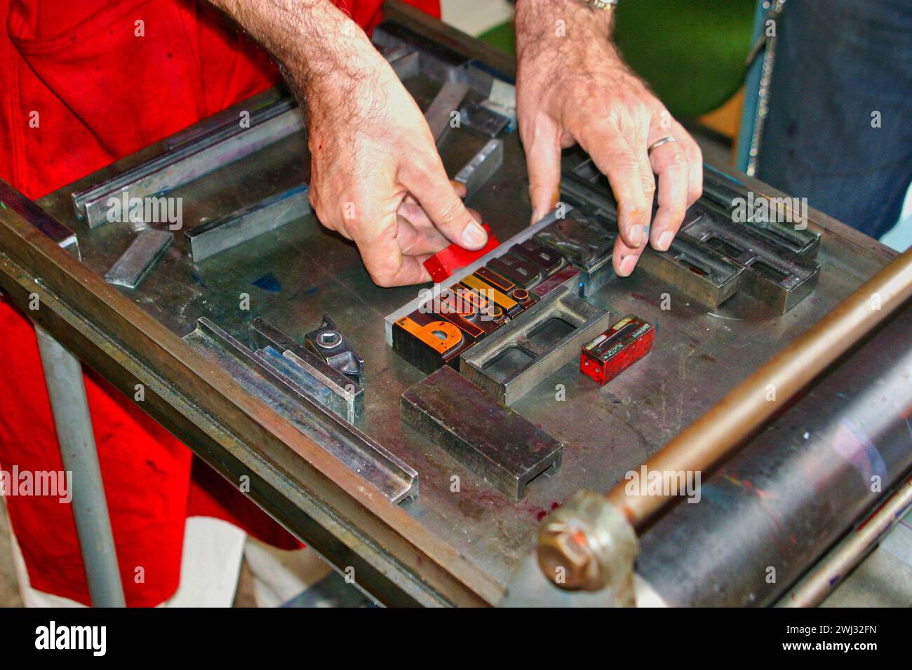 Printing letterpress hi-res stock photography and images - Alamy