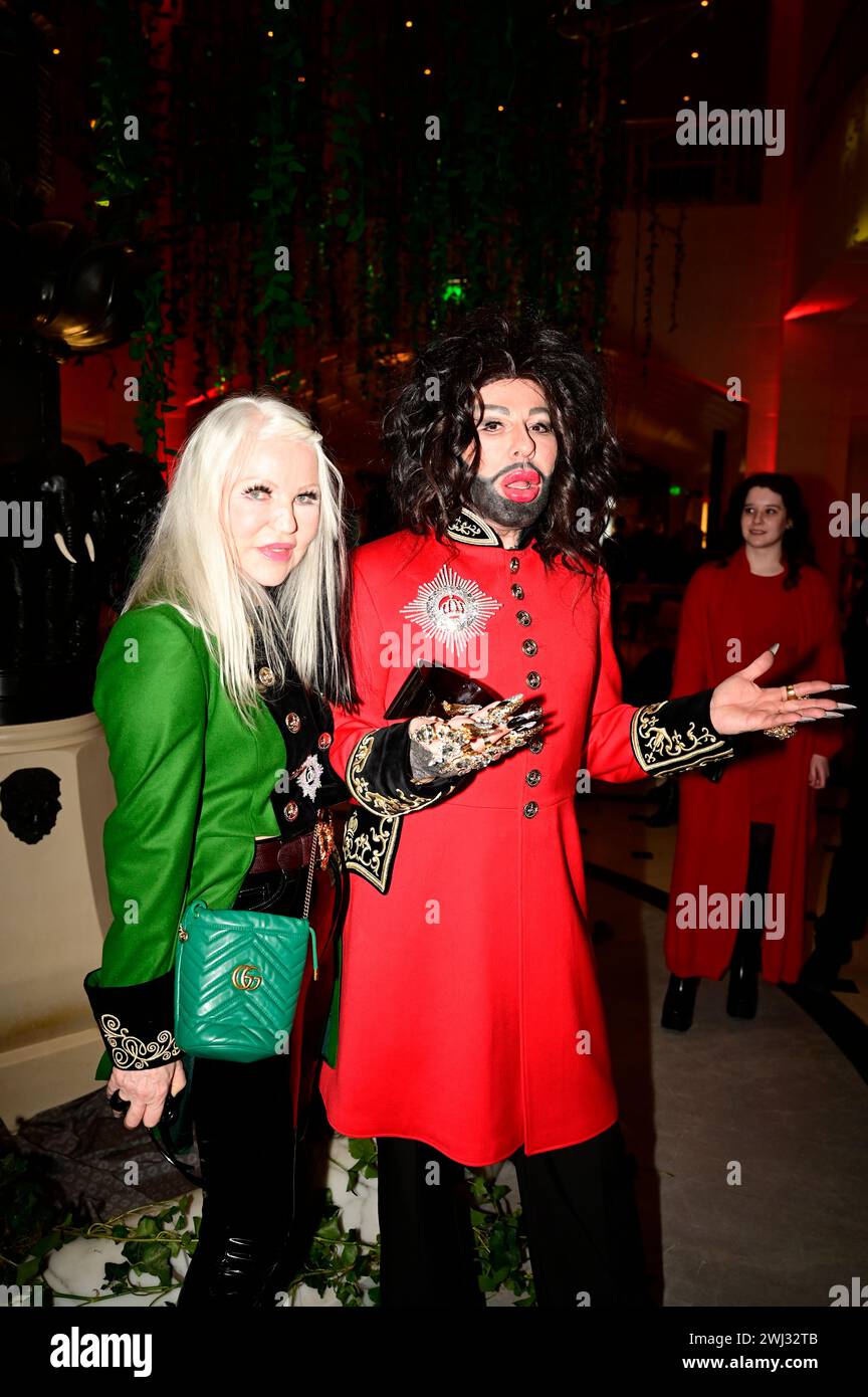 Rita Schmidt und Harald Glööckler bei der Anja Gockel Fashion Show ...