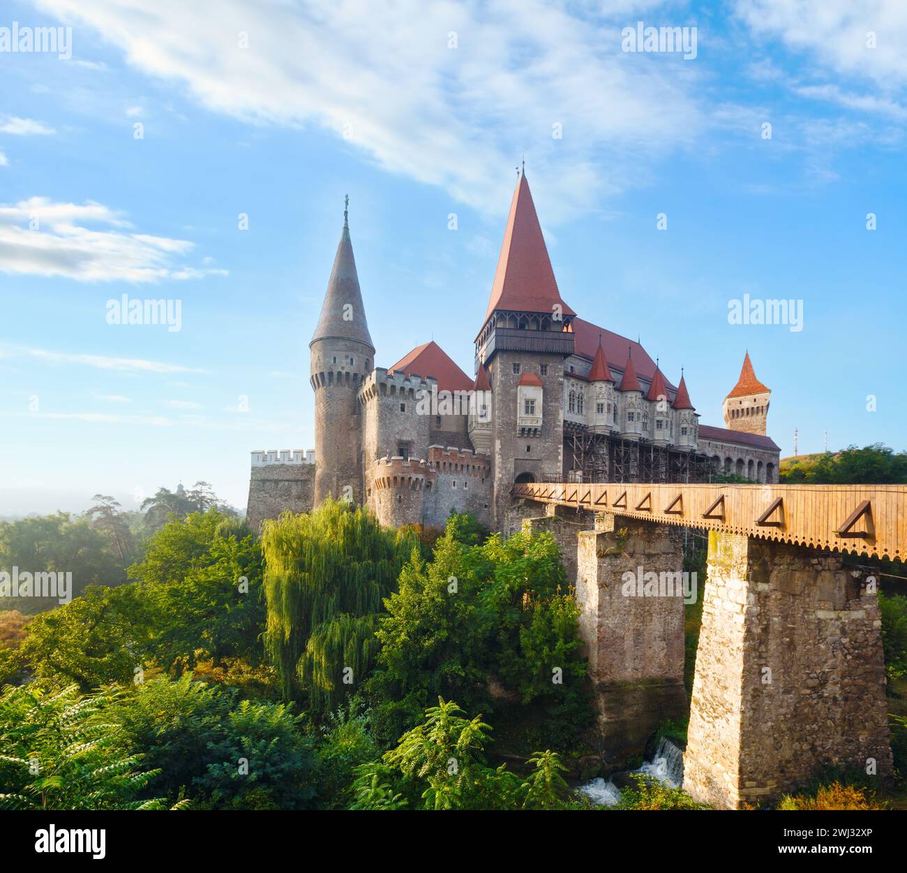 Beautiful view corvin castle hi-res stock photography and images - Alamy