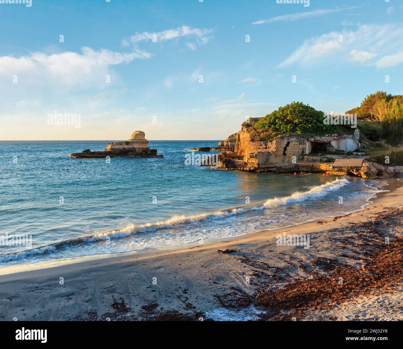 Beach Torre Sant'Andrea, Salento, Italy Stock Photo - Alamy