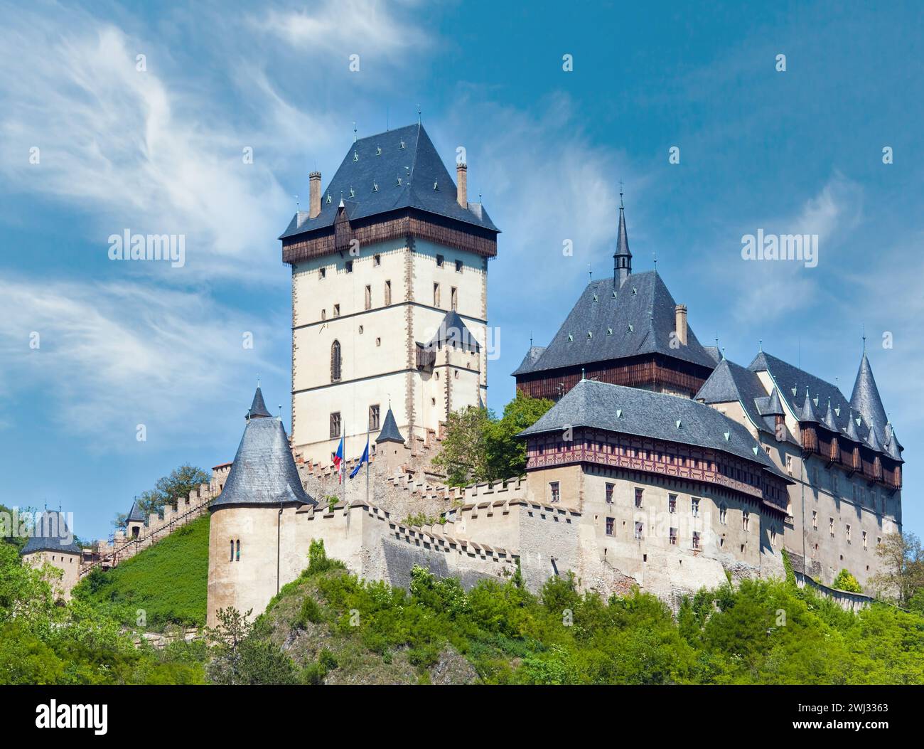 Karlstejn castle czech castle hi-res stock photography and images - Alamy
