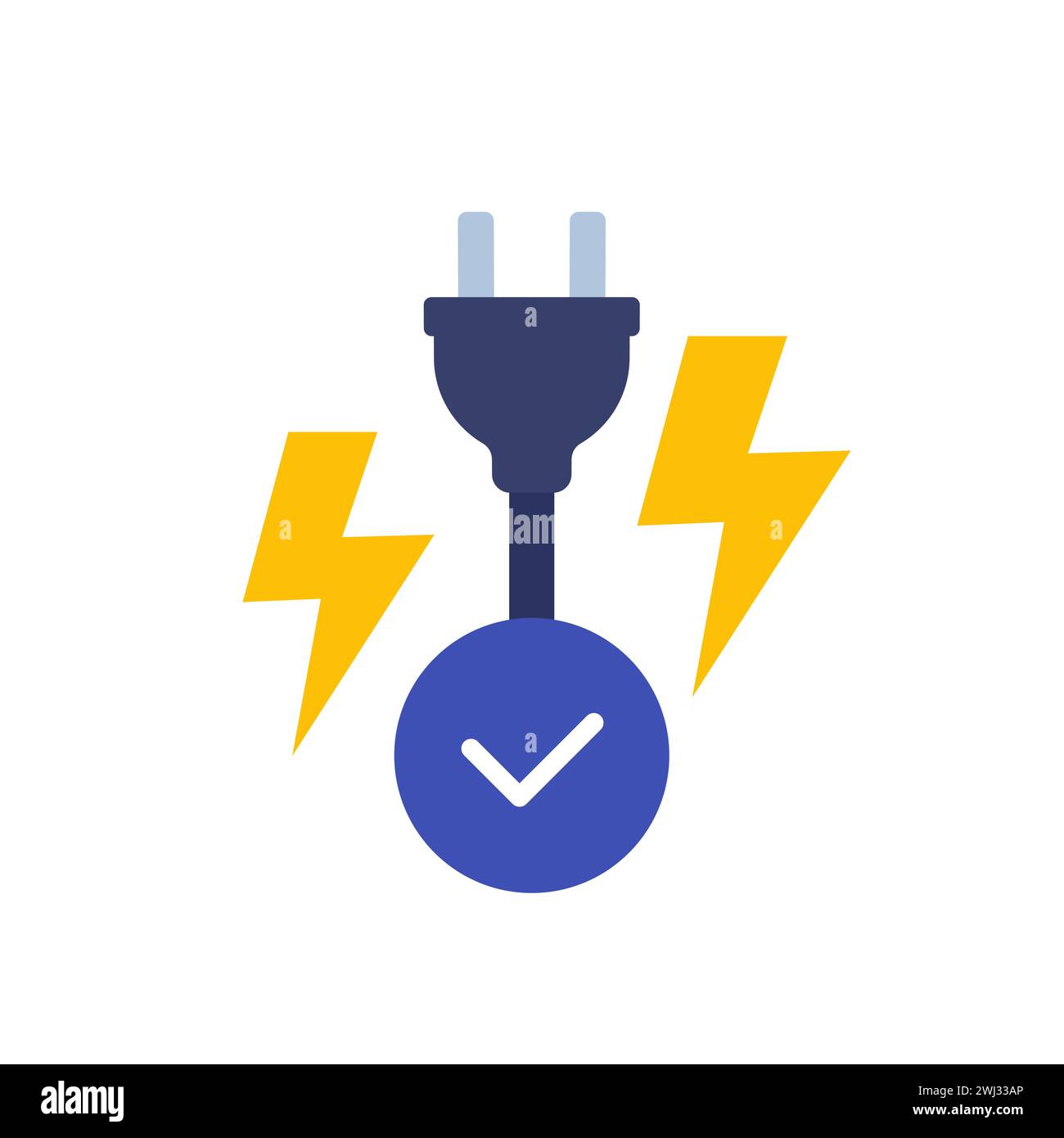 Electrician test plug Stock Vector Images - Alamy