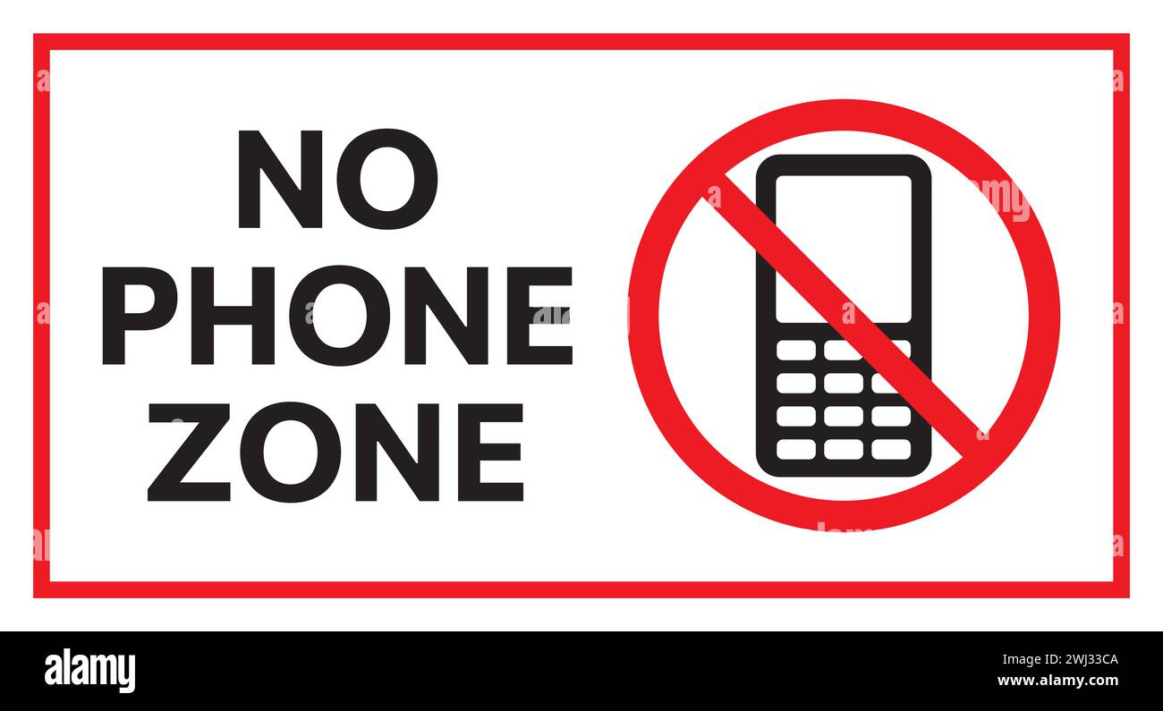 Phone zone Stock Vector Images - Alamy