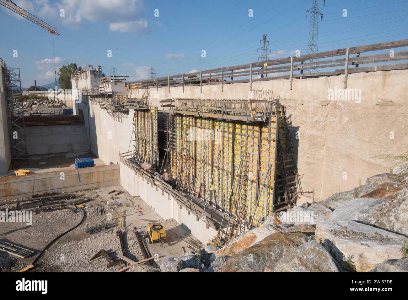 Doka formwork on the construction side Stock Photo - Alamy