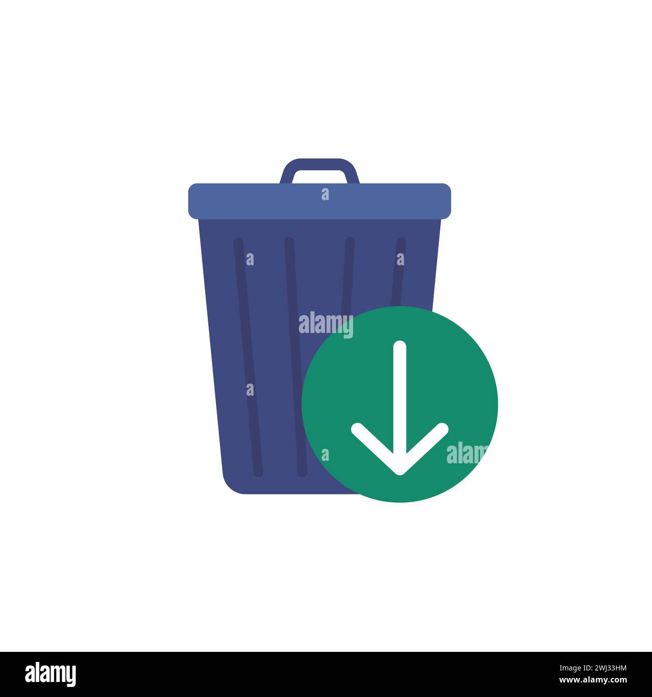 Reduce waste icon on white Stock Vector Image & Art - Alamy