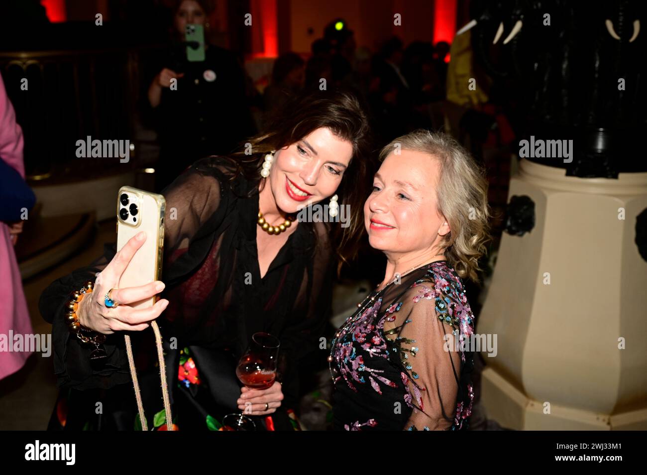 Leonie Lohkamp und Christine Urspruch bei der Anja Gockel Fashion Show ...