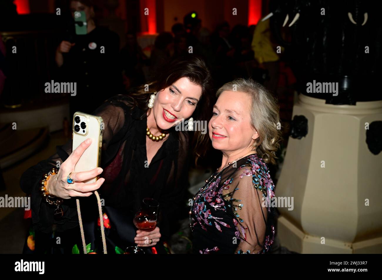 Leonie Lohkamp und Christine Urspruch bei der Anja Gockel Fashion Show ...