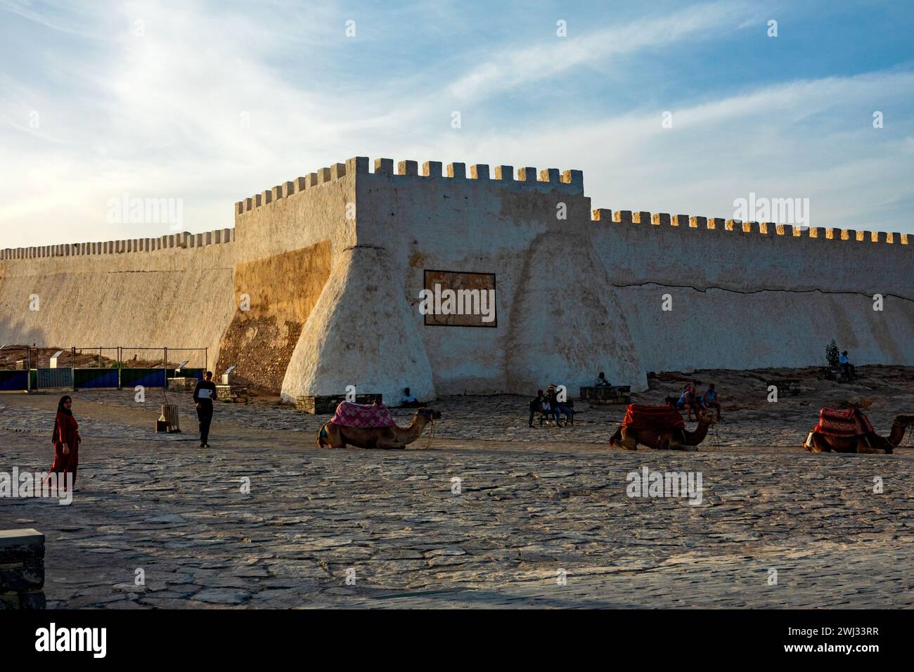 Agadir, Morocco 11 November, 2023, The majestic ancient fortress Kasbah ...