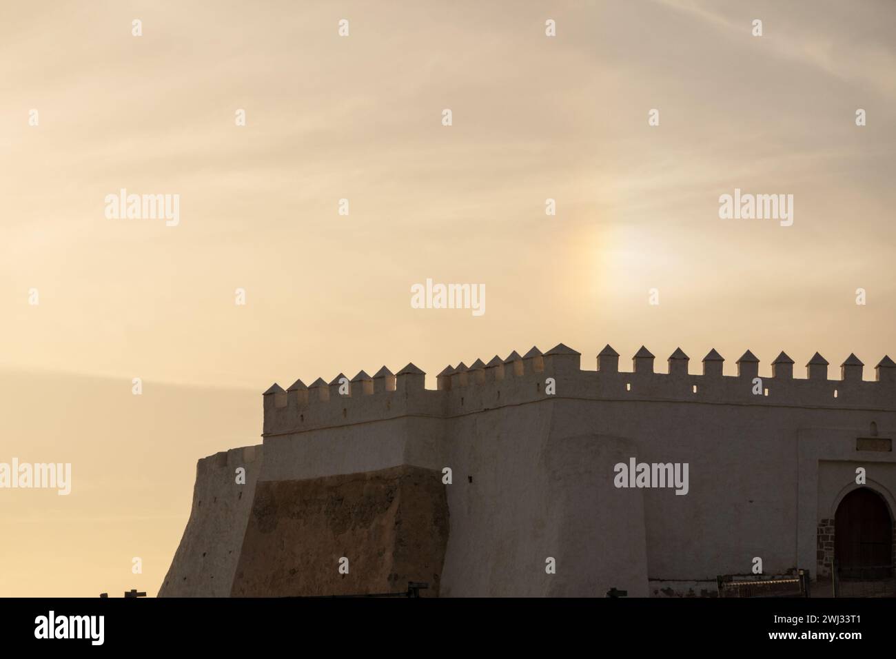 Agadir, Morocco 11 november, 2023, The majestic ancient fortress Kasbah ...