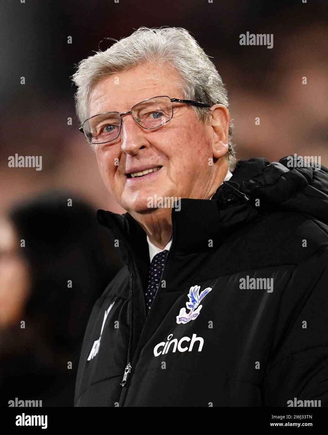 Crystal Palace manager Roy Hodgson before the Premier League match at ...