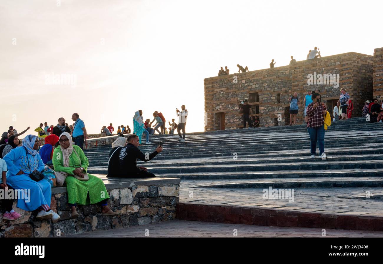 Agadir, Morocco 11 november, 2023, The majestic ancient fortress Kasbah ...