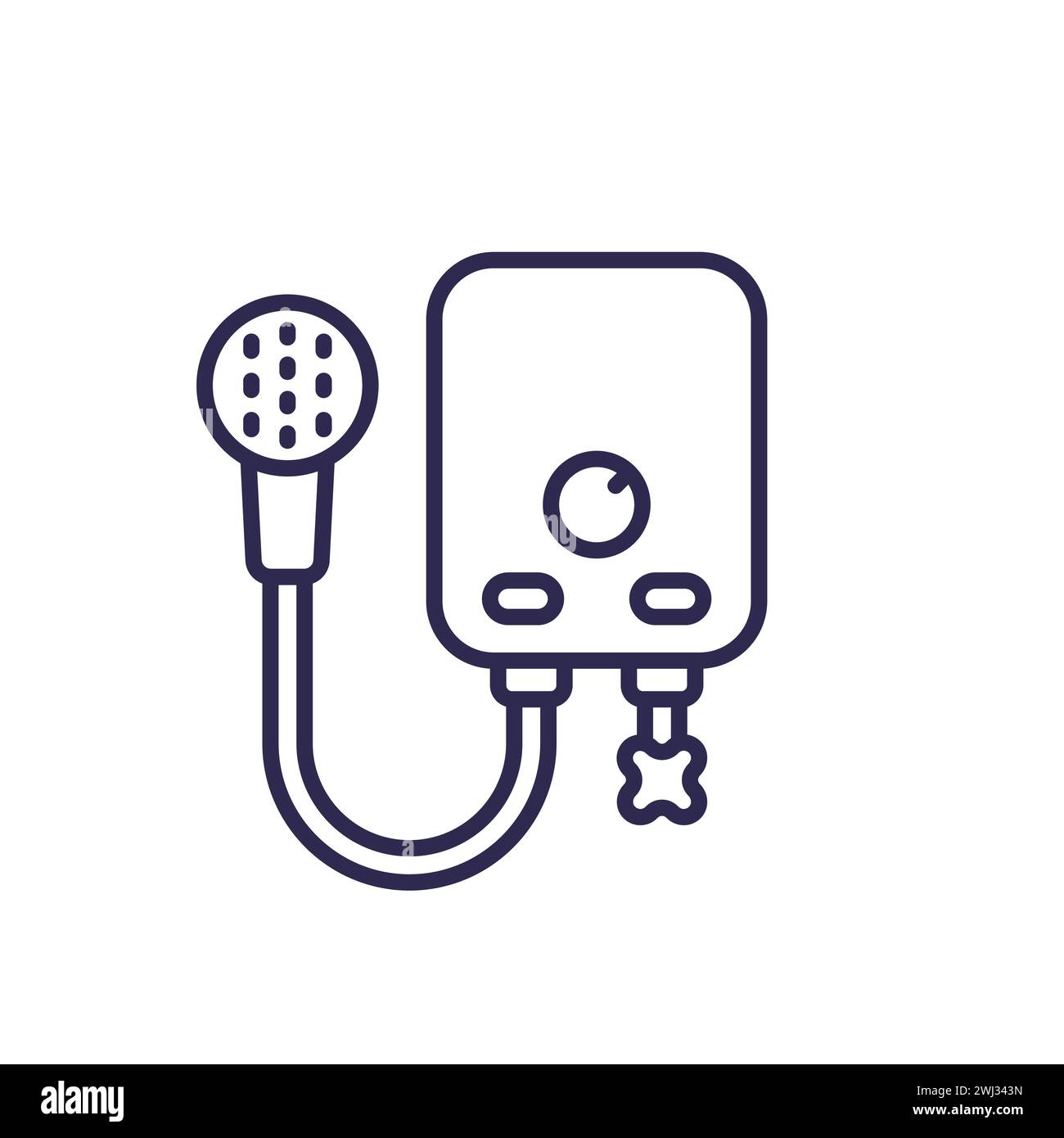 Water tank shower Stock Vector Images - Alamy