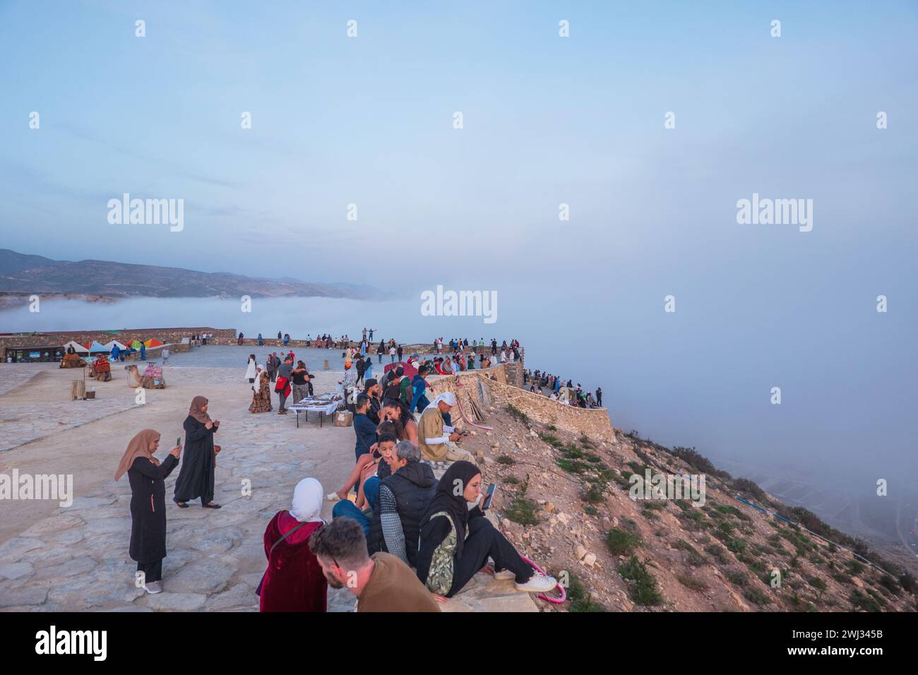 Agadir, Morocco 11 november, 2023, The majestic ancient fortress Kasbah ...