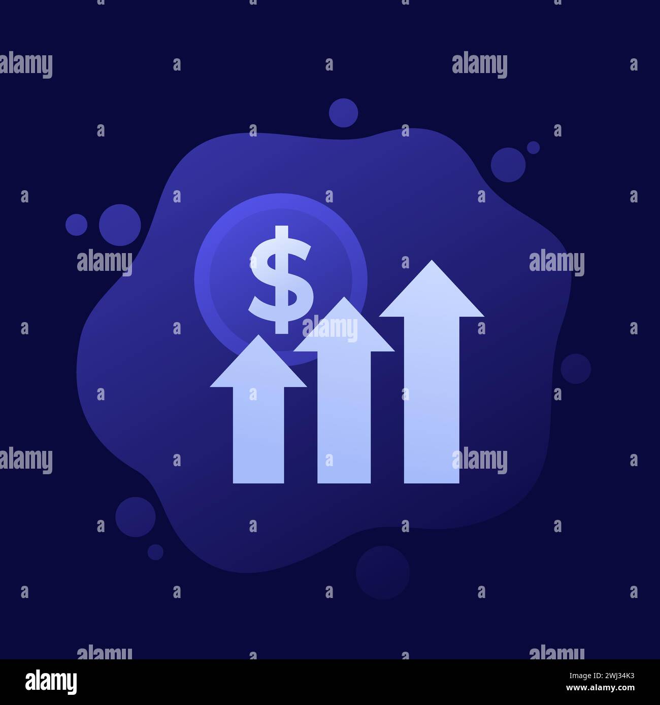 income growth icon, vector design Stock Vector Image & Art - Alamy
