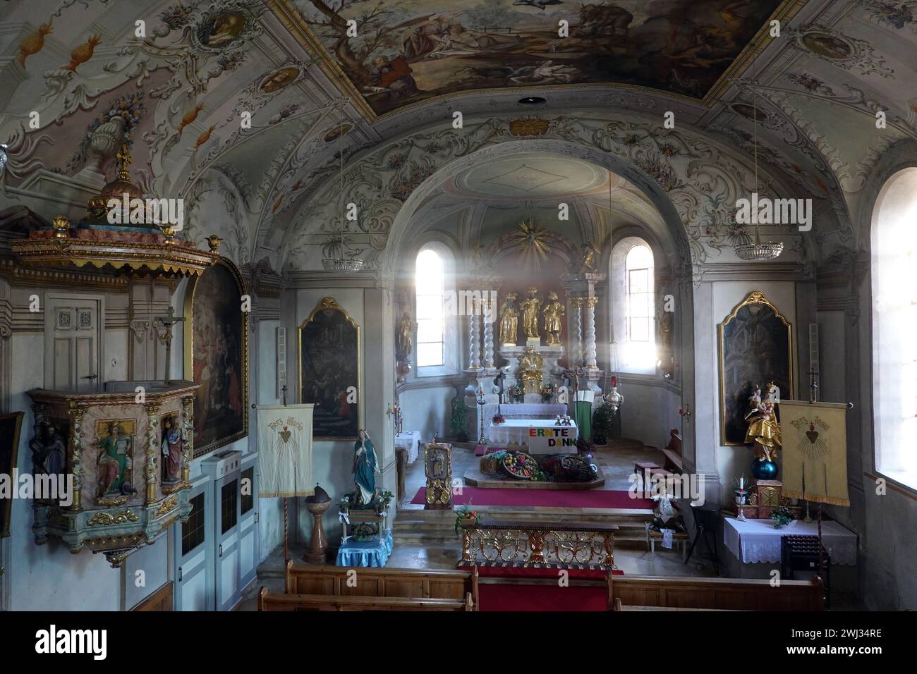Catholic parish church of the Three Kings in Elmen Stock Photo - Alamy