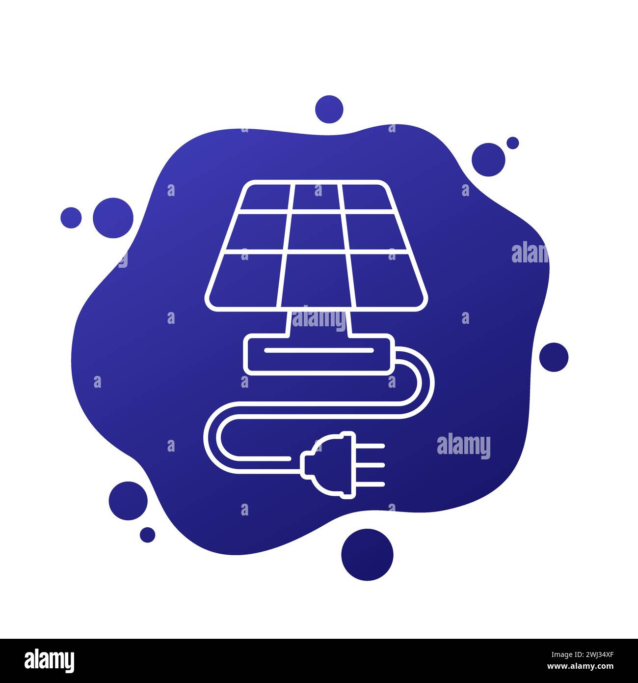 Solar system icon hi-res stock photography and images - Alamy