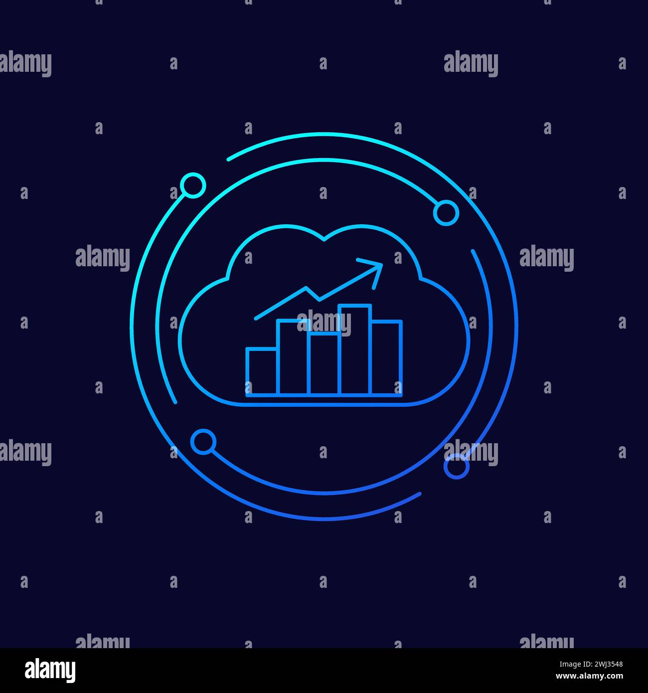 Saas analytics Stock Vector Images - Alamy